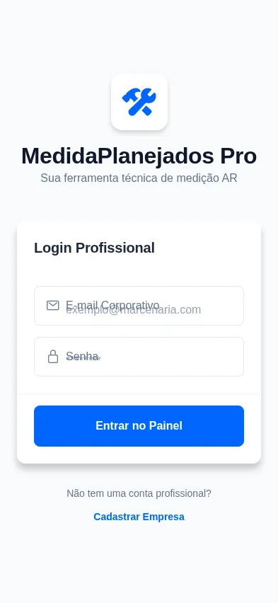 MedidaPlanejados Pro