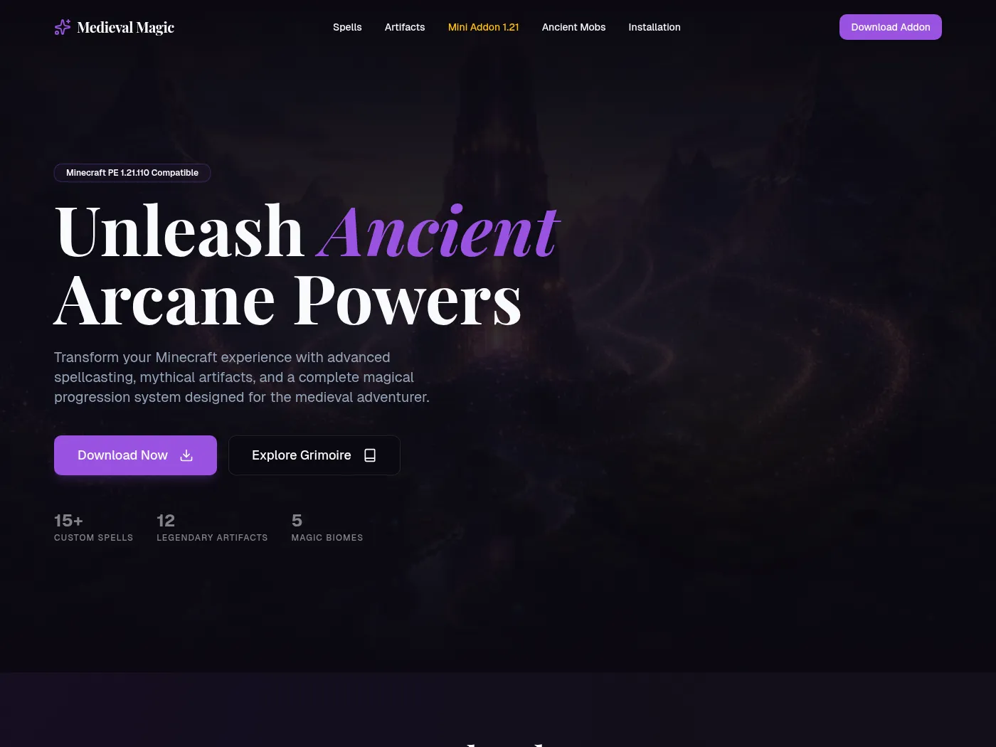 Medieval Magic Addon
