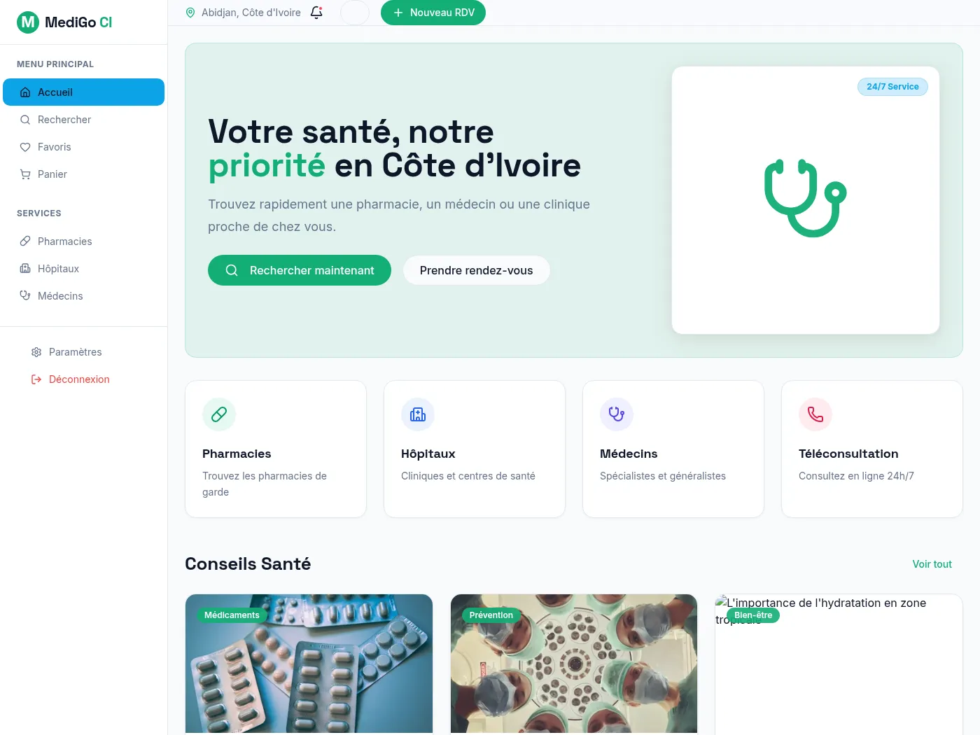 Medigo CI Clone