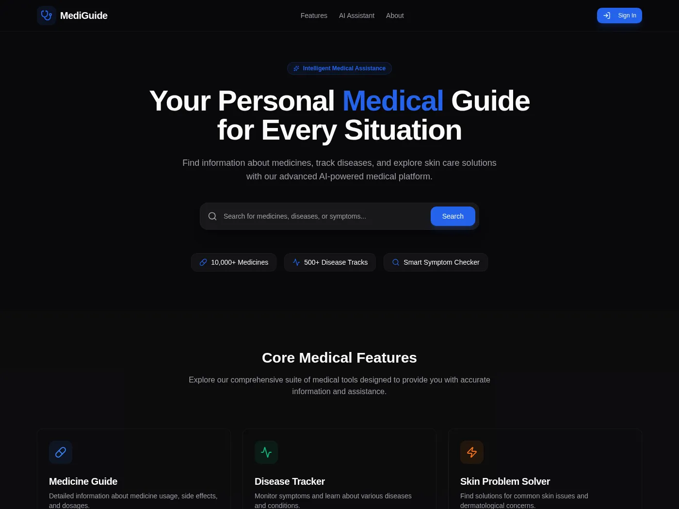 MediGuide App