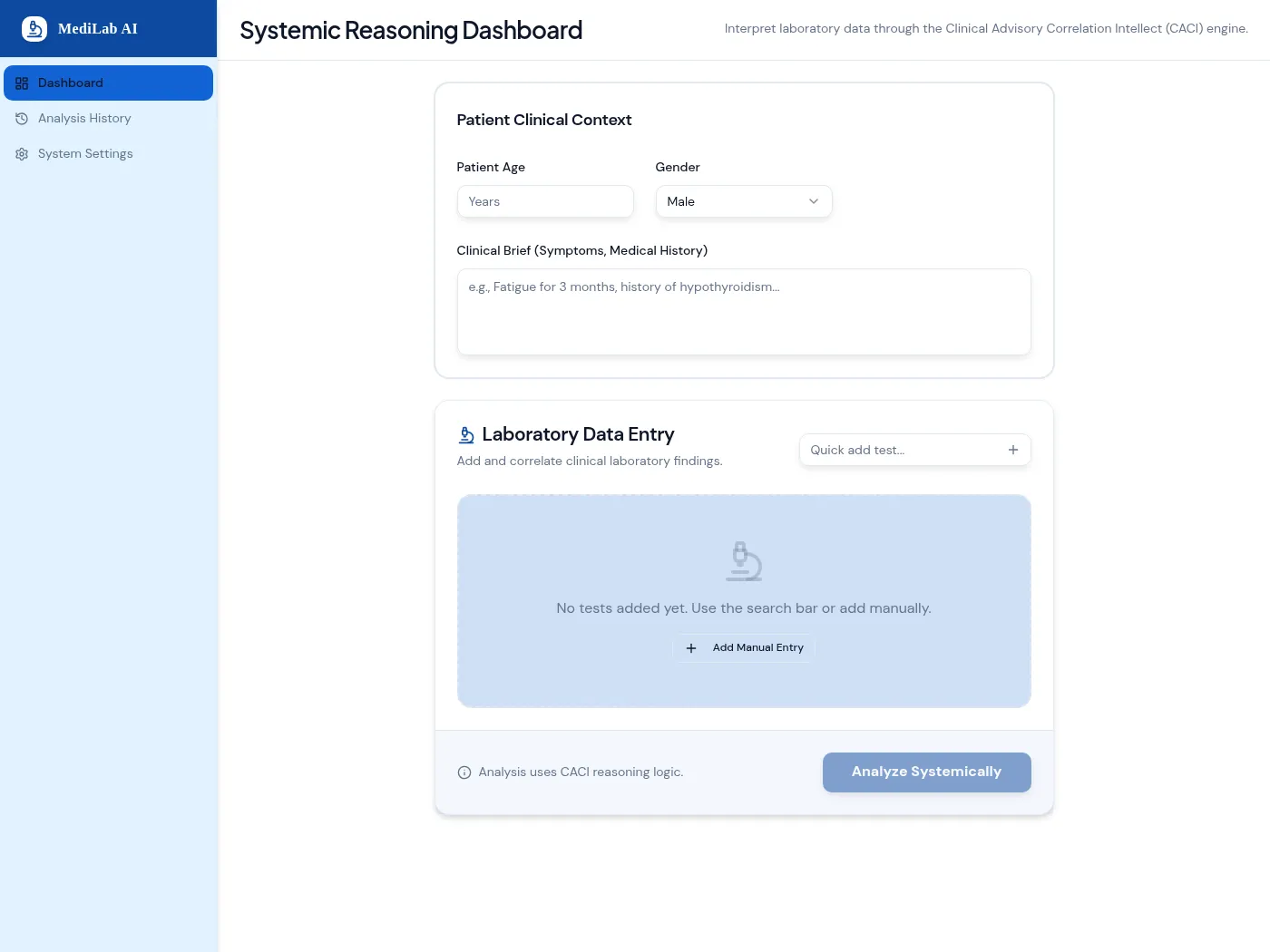 MediLab Insight Engine