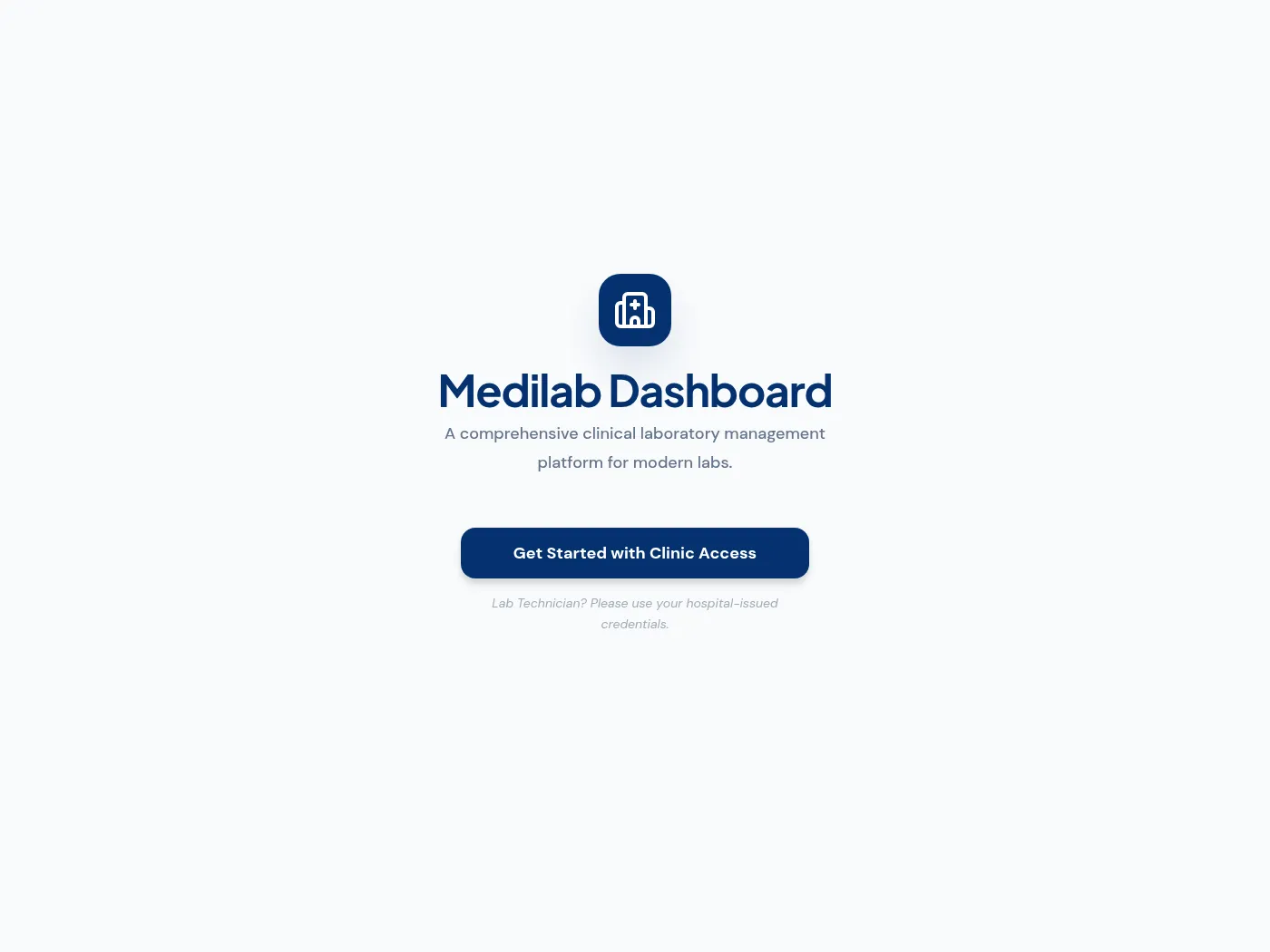 Medilab Dashboard