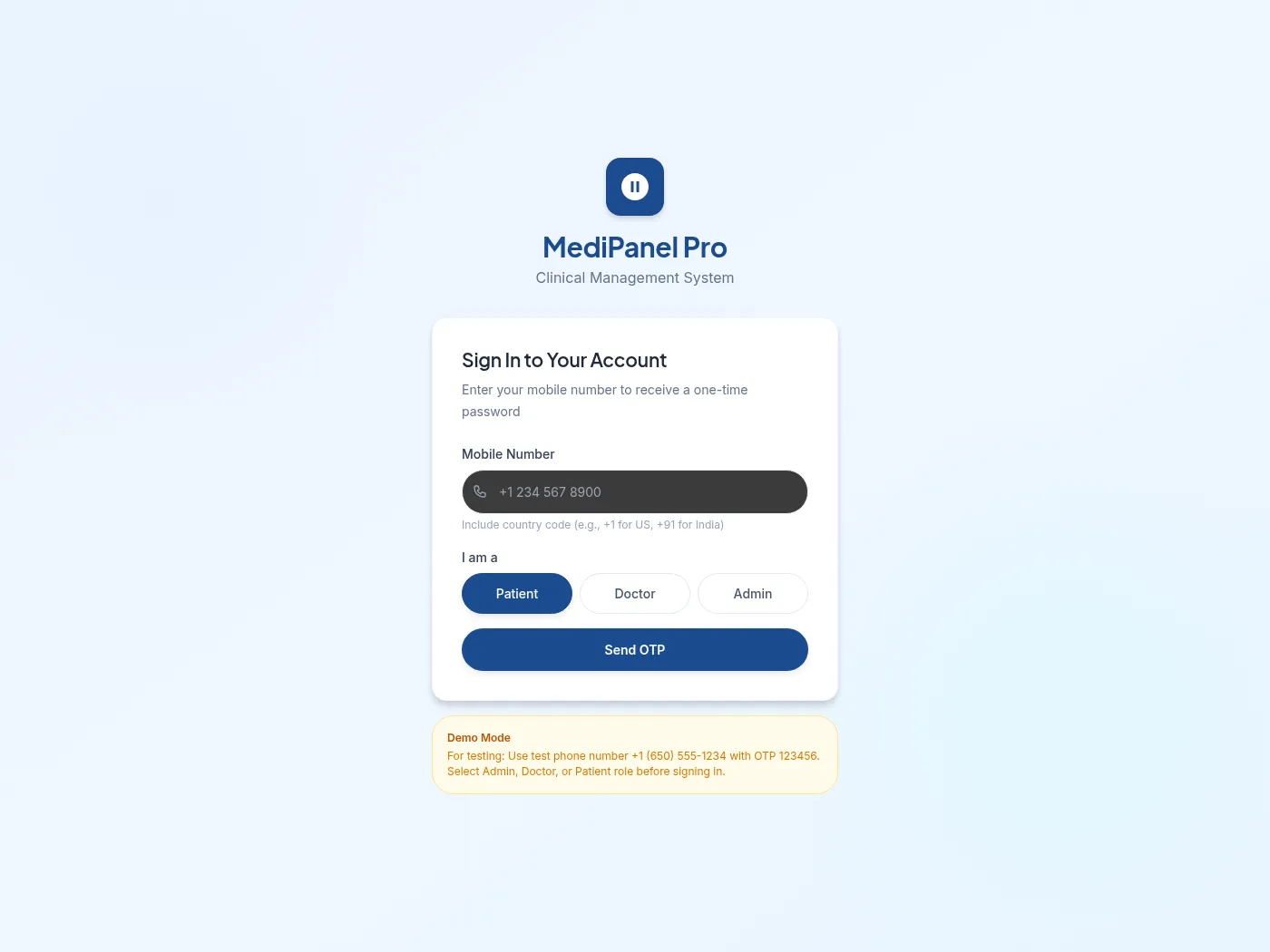 MediPanel Pro