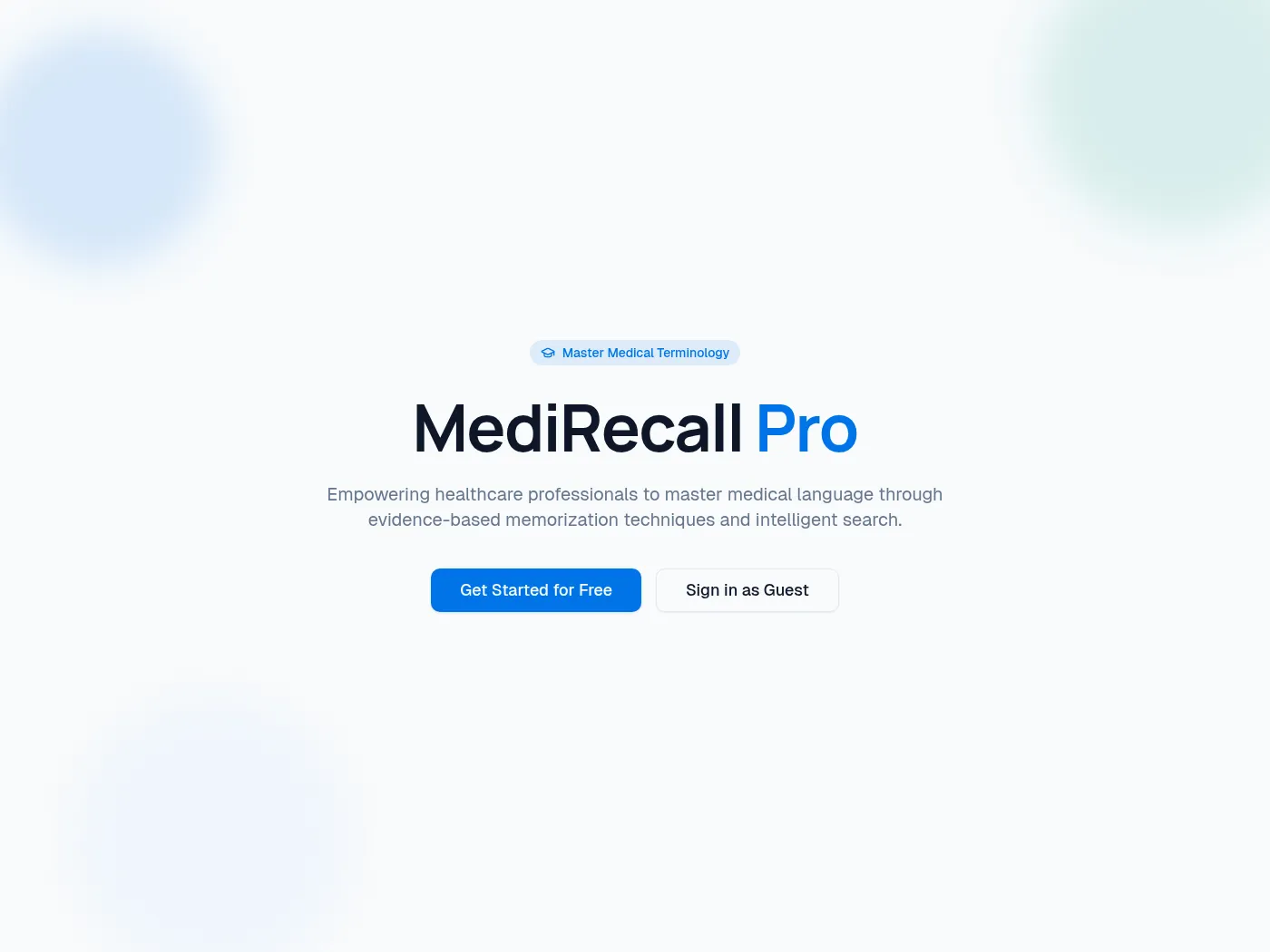 MediRecall Pro