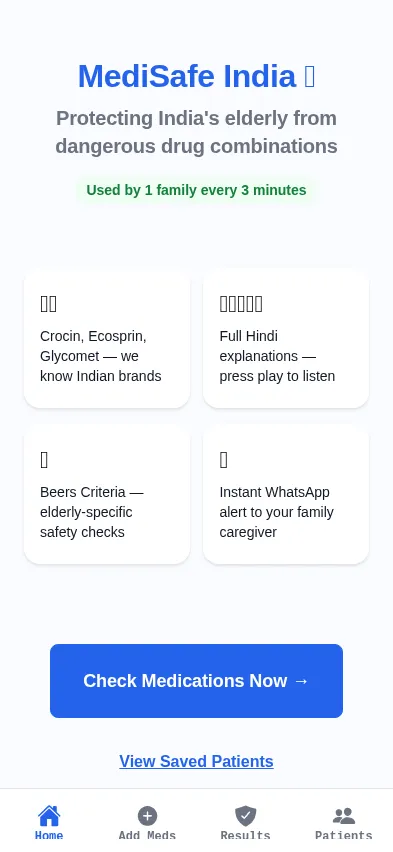 MediSafe India UI Kit