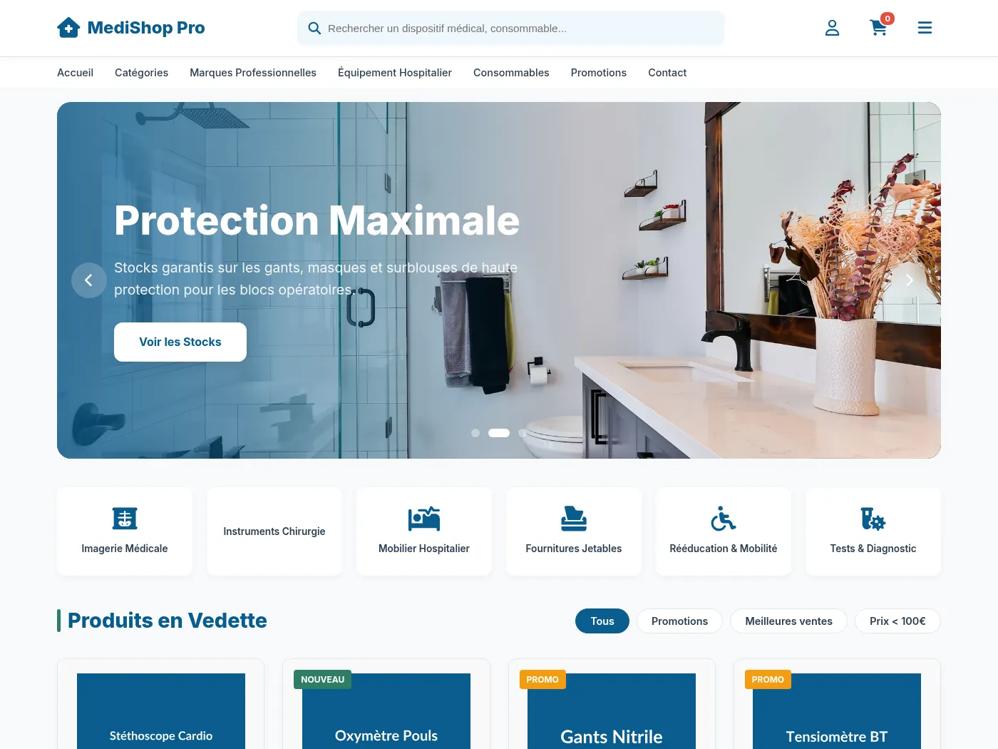 MediShop Pro E-Commerce