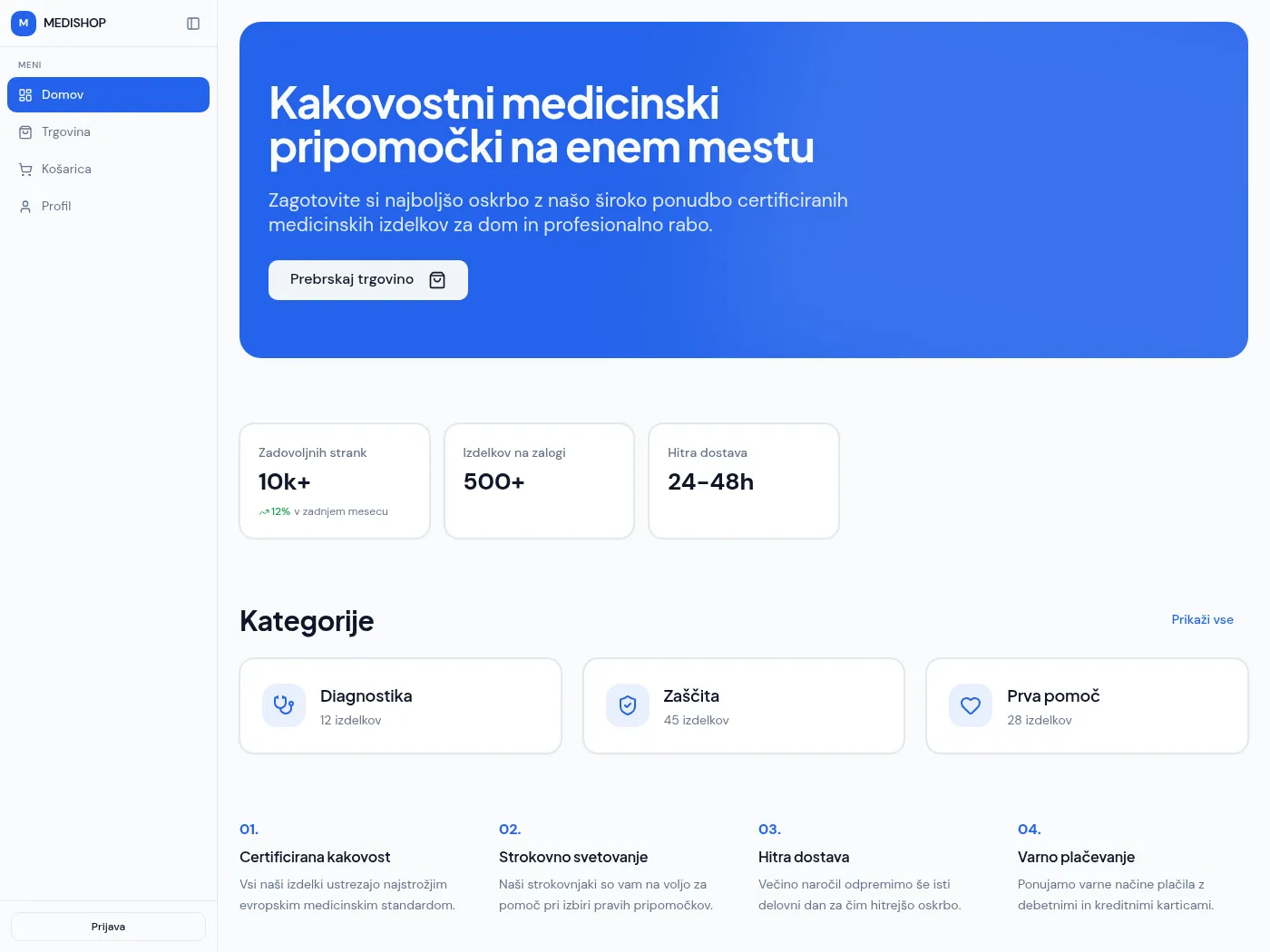 MediShop Online Store