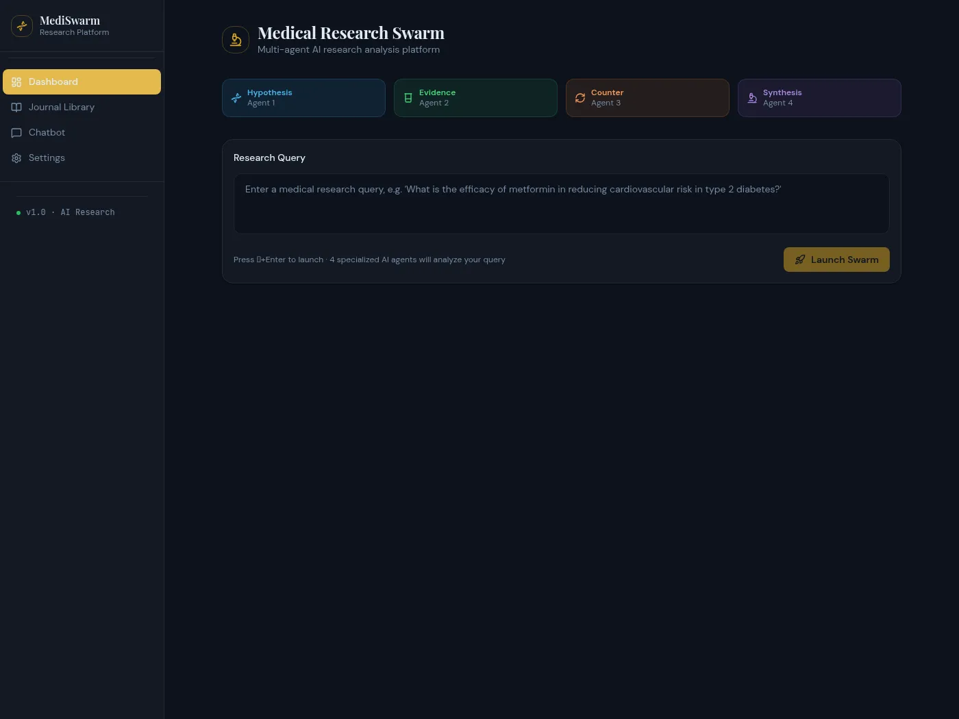 MediSwarm Research Platform