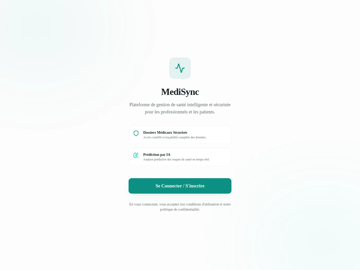 MediSync Health Platform