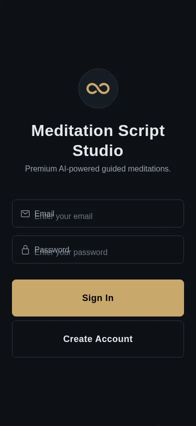 Meditation Script Studio