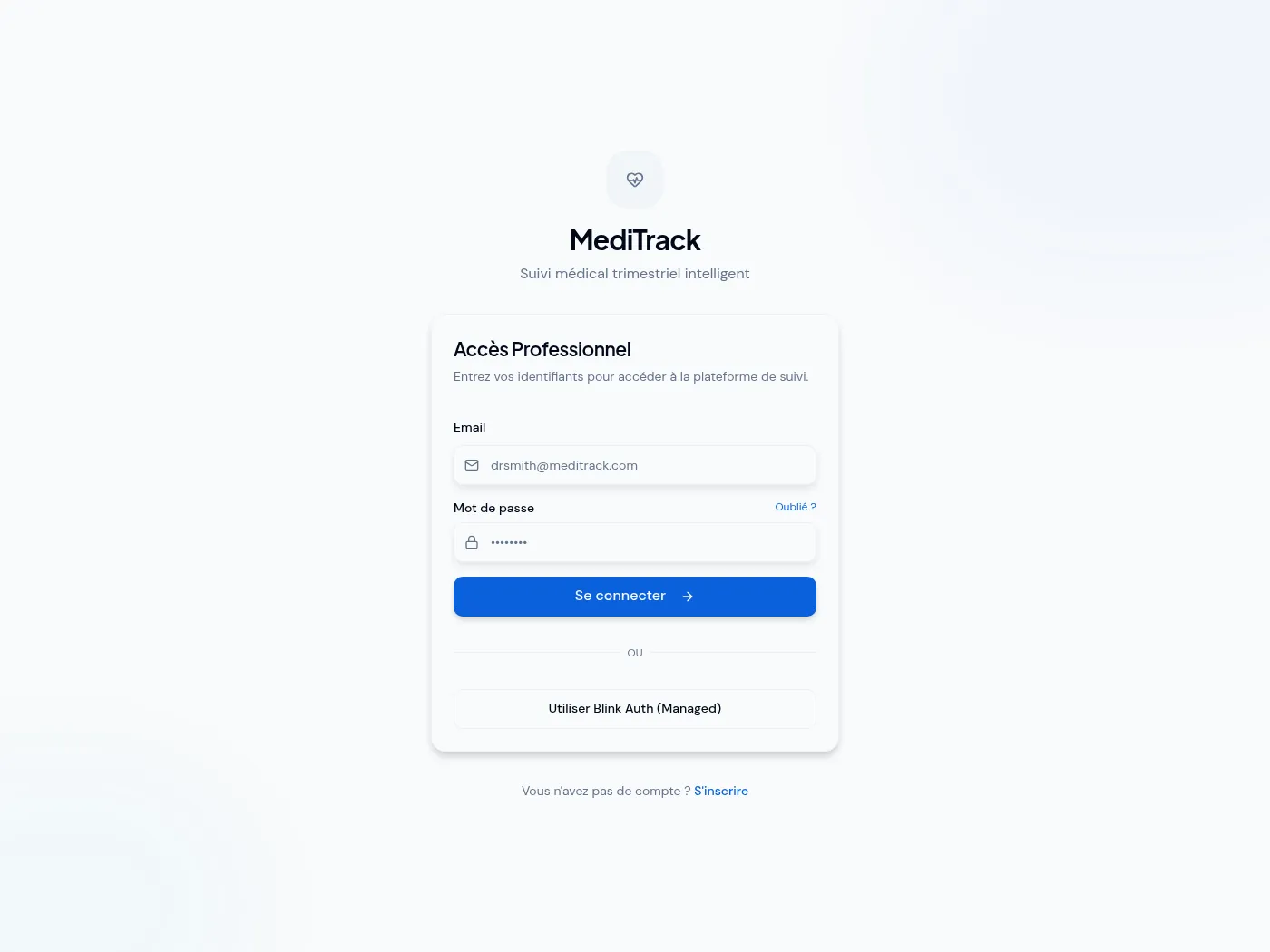 MediTrack Dashboard