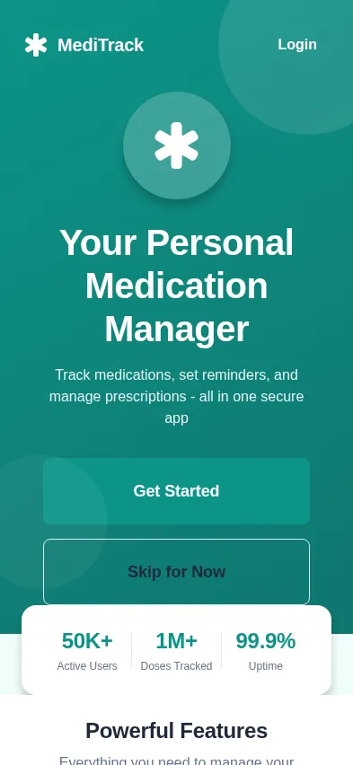 MediTrack Mobile
