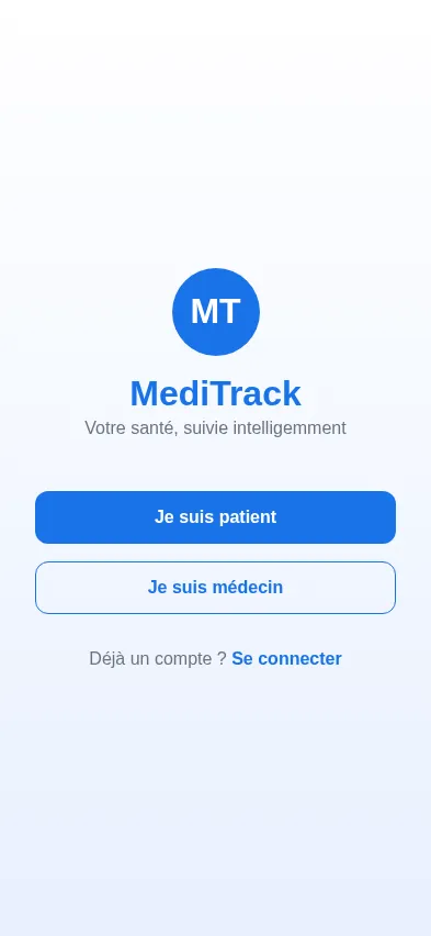 MediTrack Mobile Health App