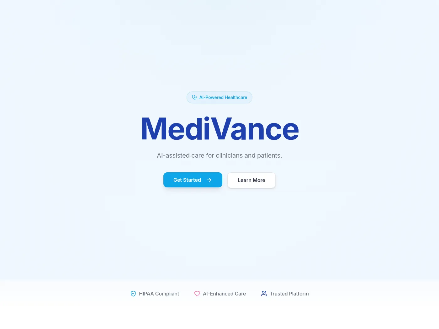 Medivance Web Portal