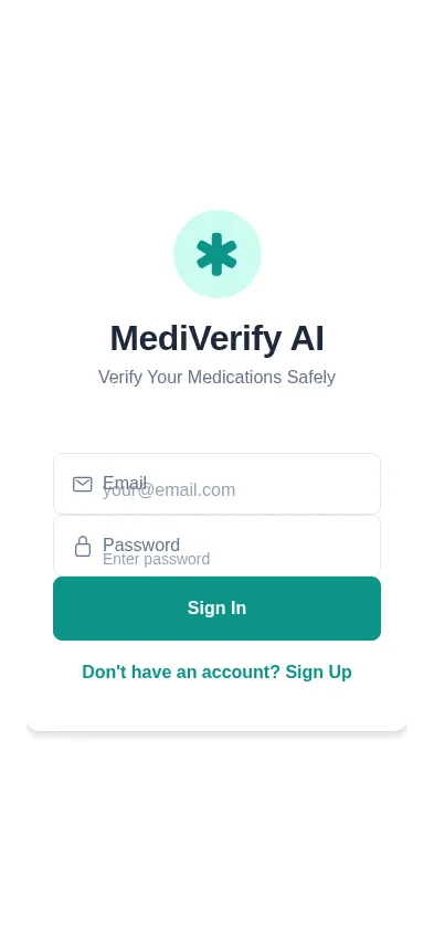 MediVerify AI App