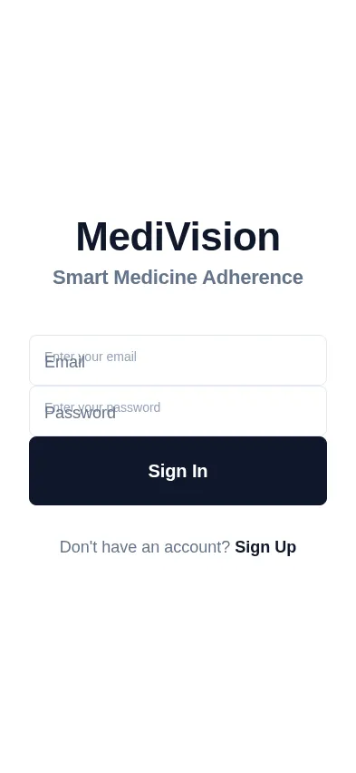 MediVision Smart Adherence App
