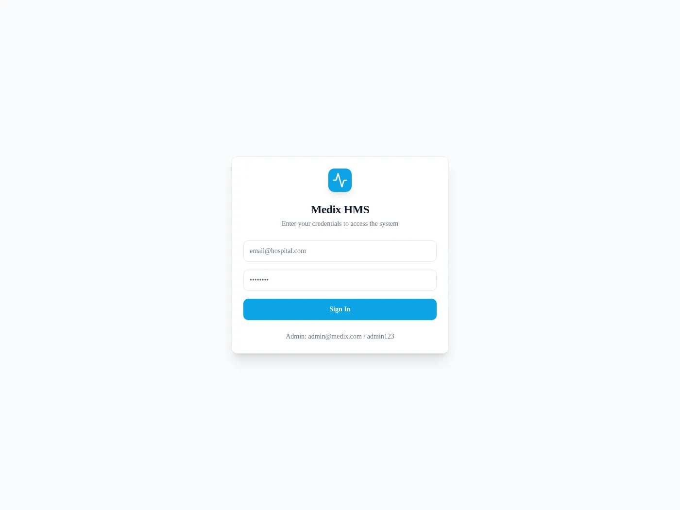 Medix HMS Platform