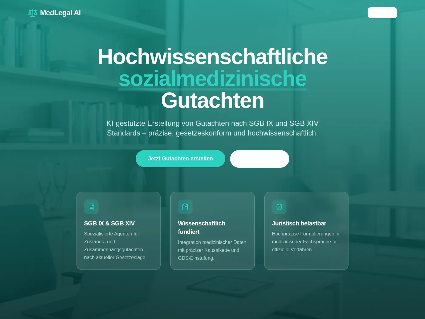 MedLegal AI Gutachten