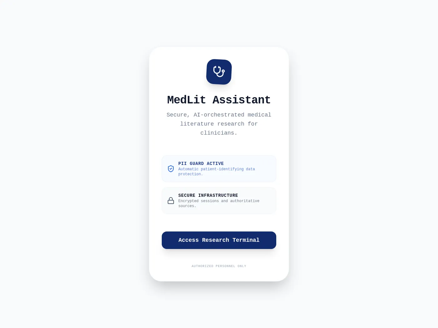 MedLit Research Assistant