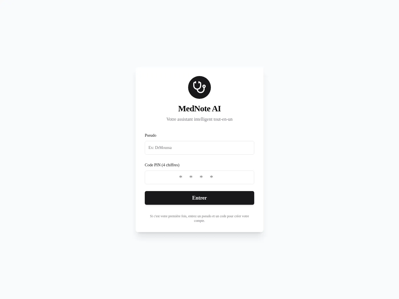 MedNote AI Workspace