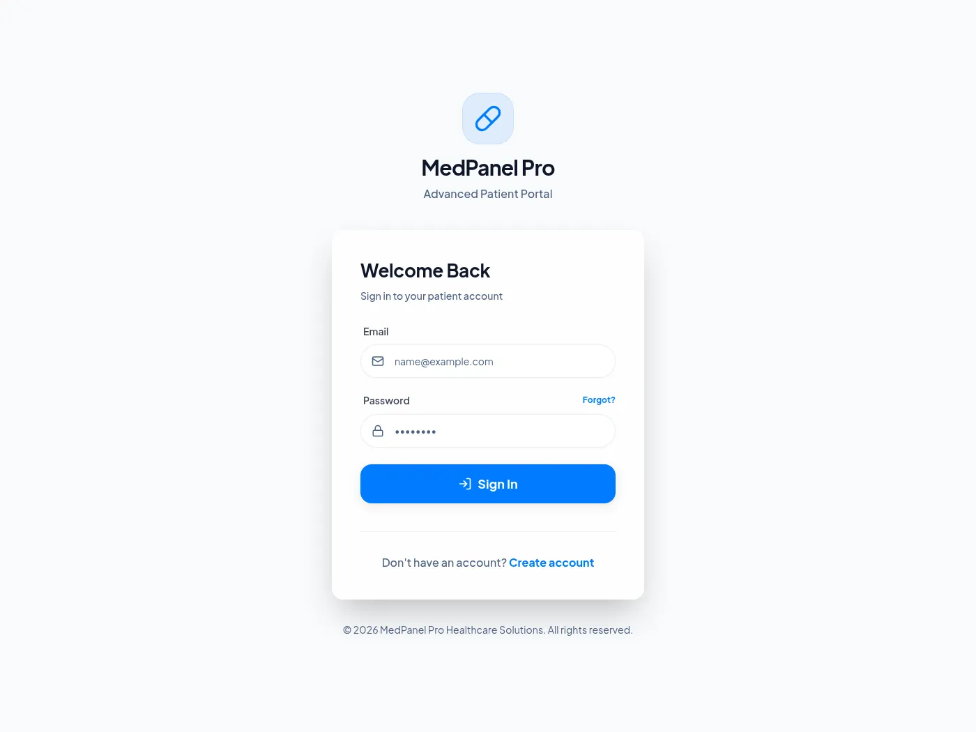 MedPanel Pro Patient Portal (Remix)