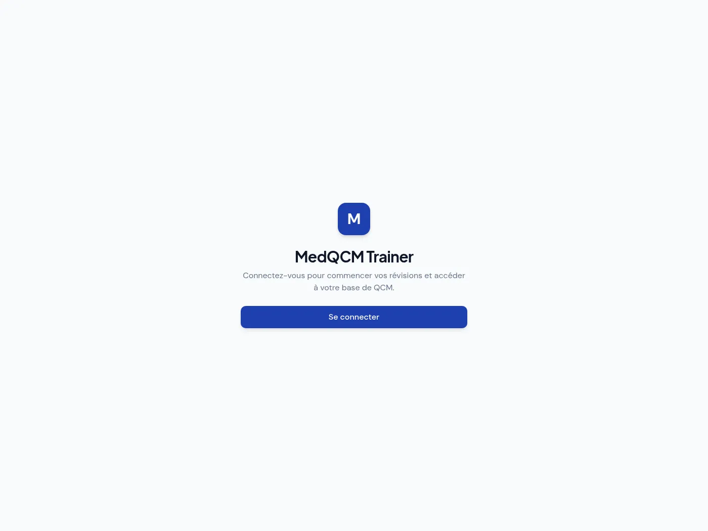 MedQCM Trainer