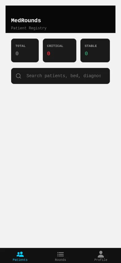 MedRounds Assistant