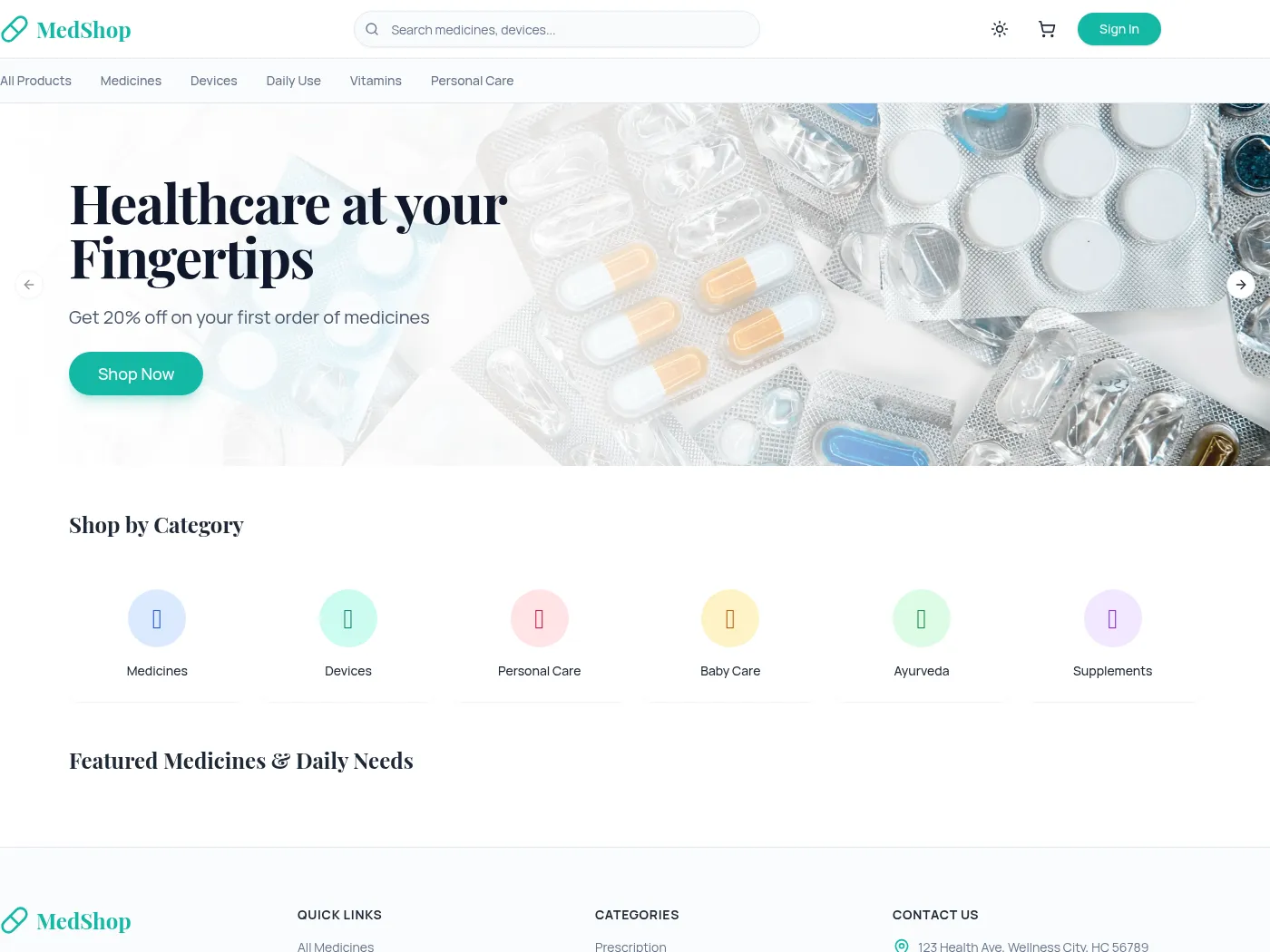 MedShop Online