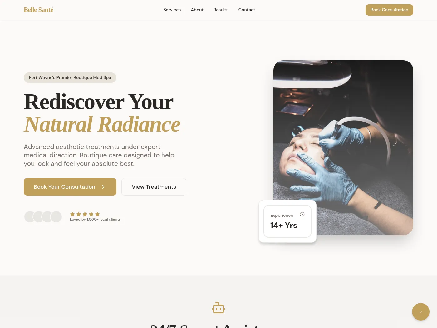 Belle Santé Conversion Site