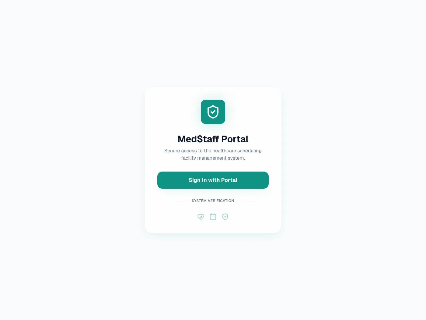 MedStaff Scheduler