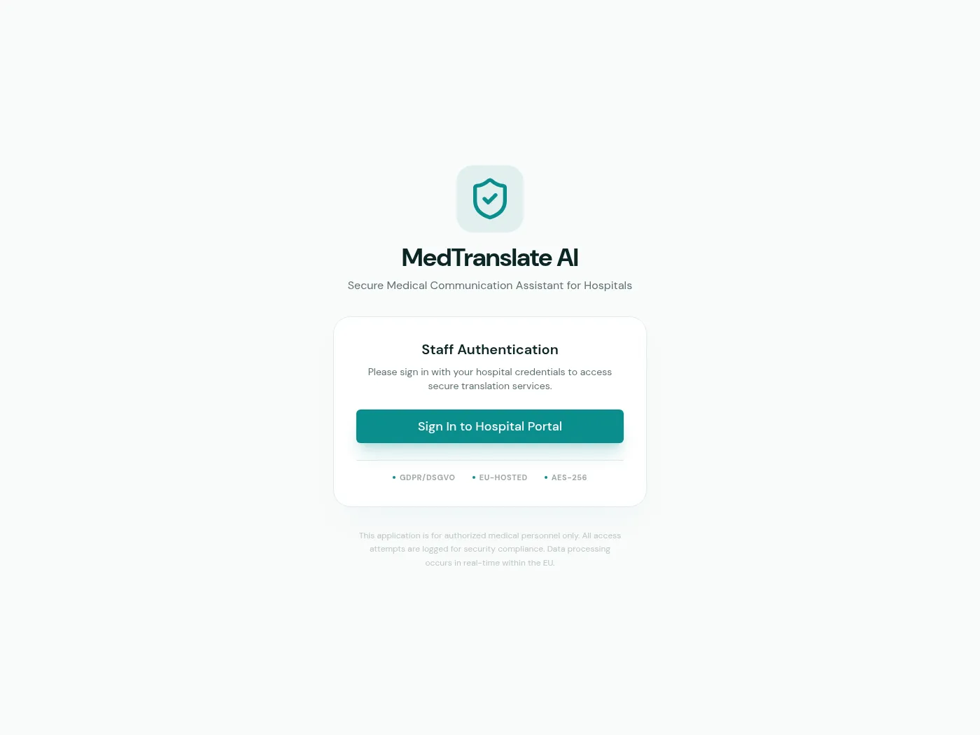 MedTranslate AI Assistant