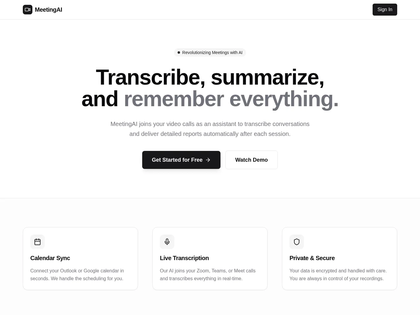 Meeting Transcript Agent