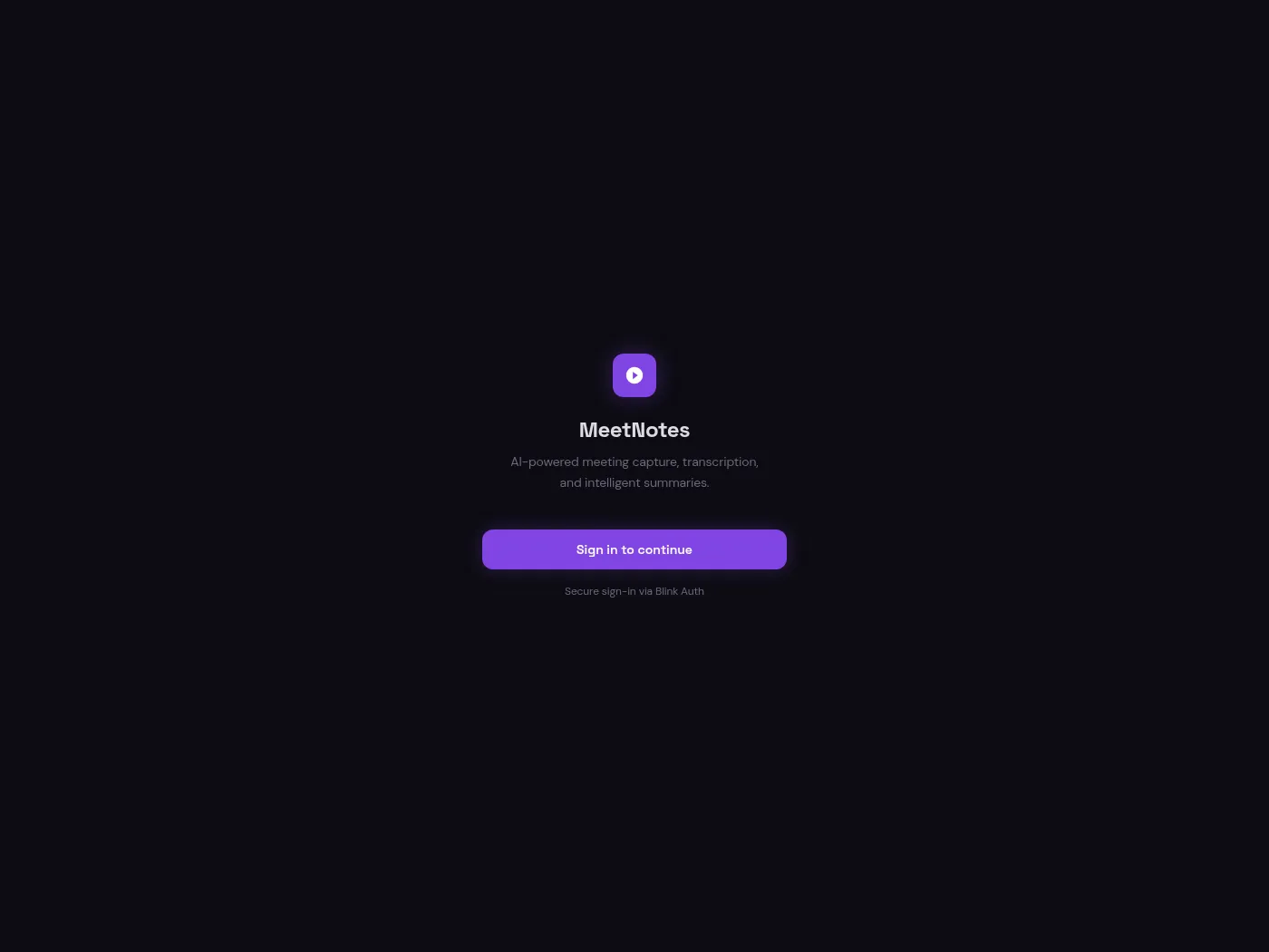 MeetNotes Desktop App