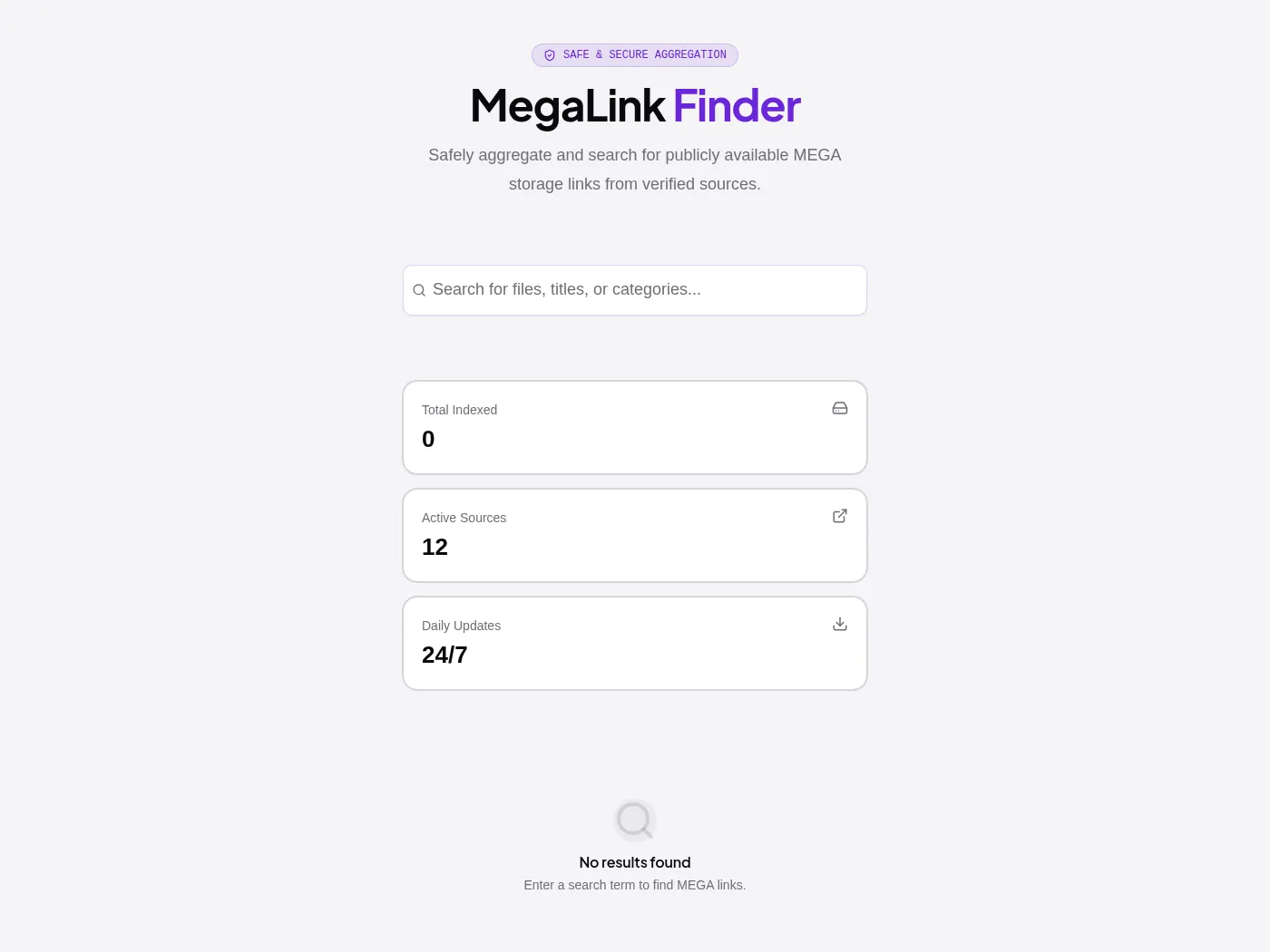 MegaLink Finder