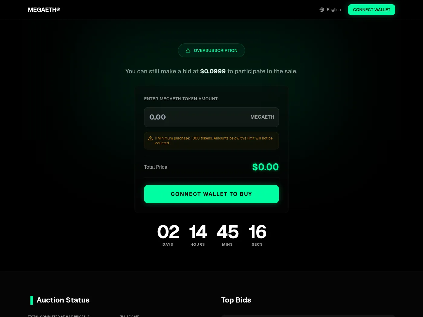MegaETH Presale Clone