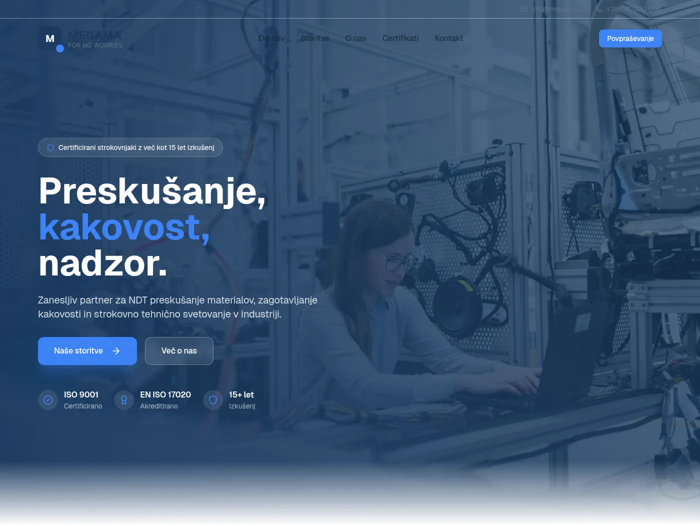 Megama Site Redesign