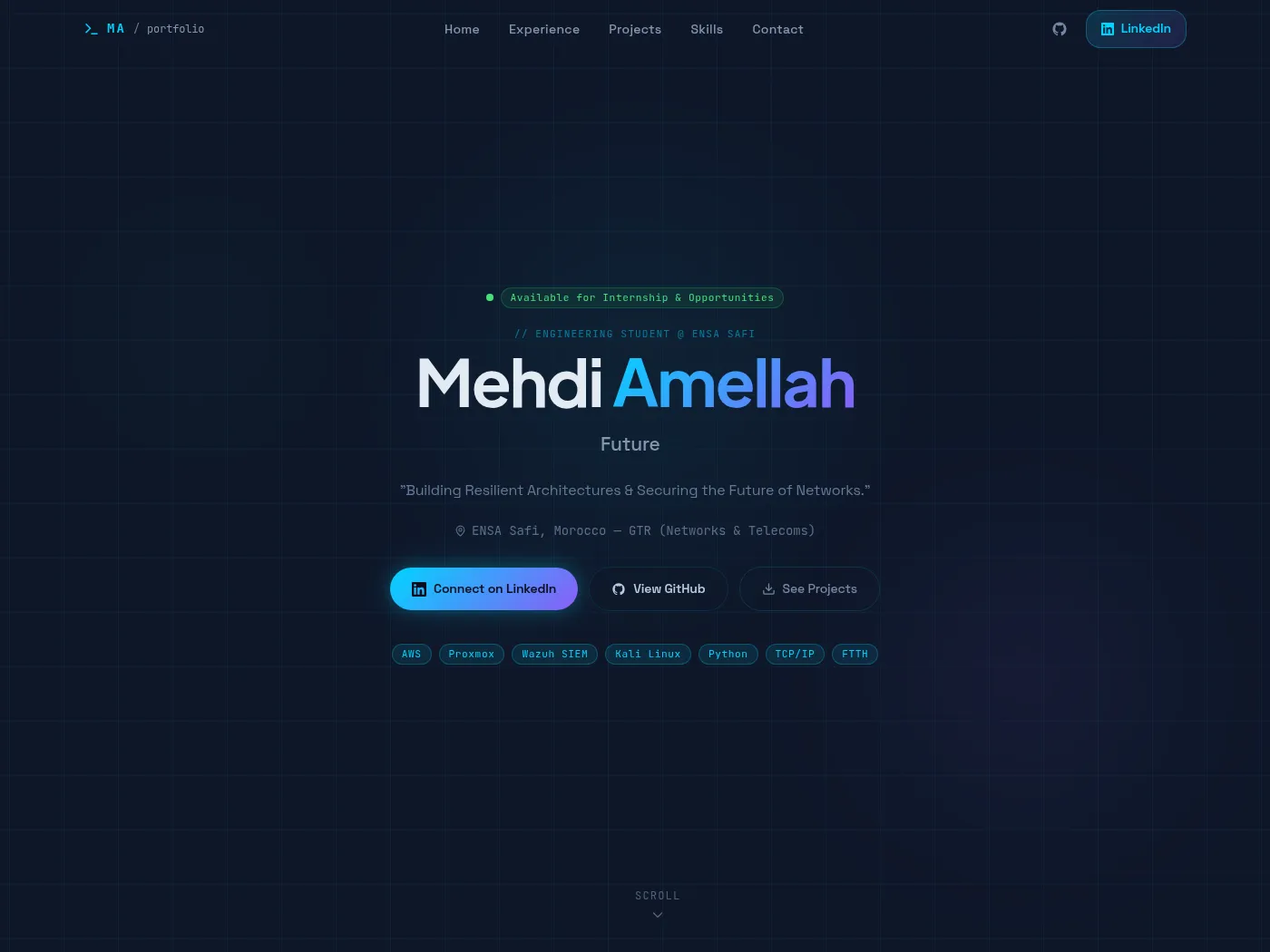 Mehdi Amellah Portfolio