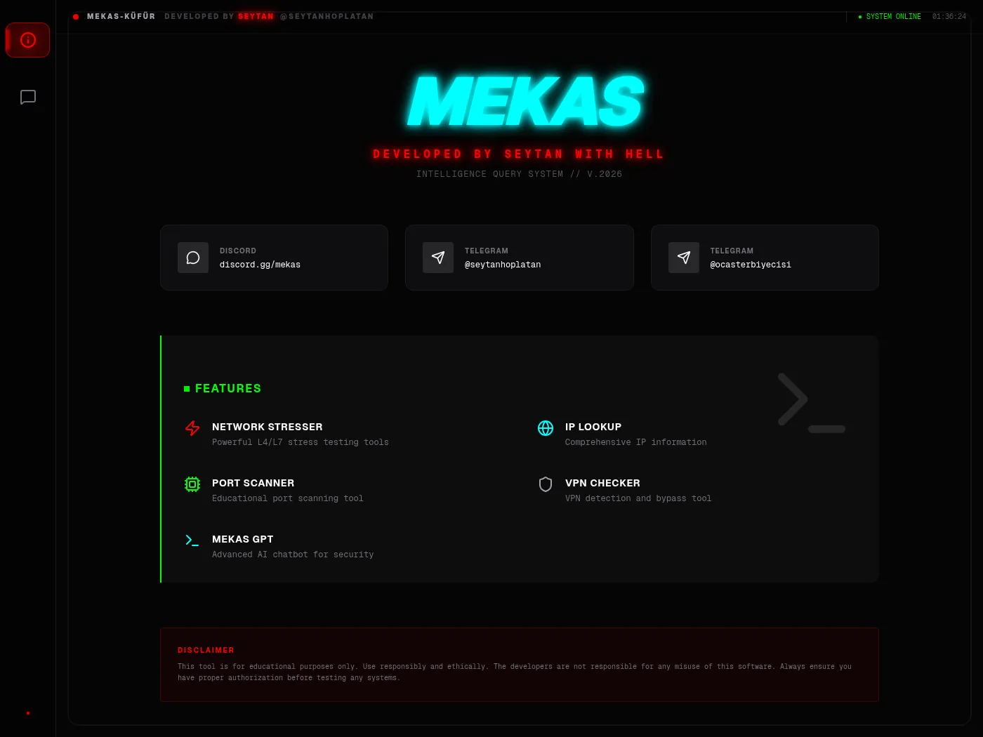 MEKAS Küfür App