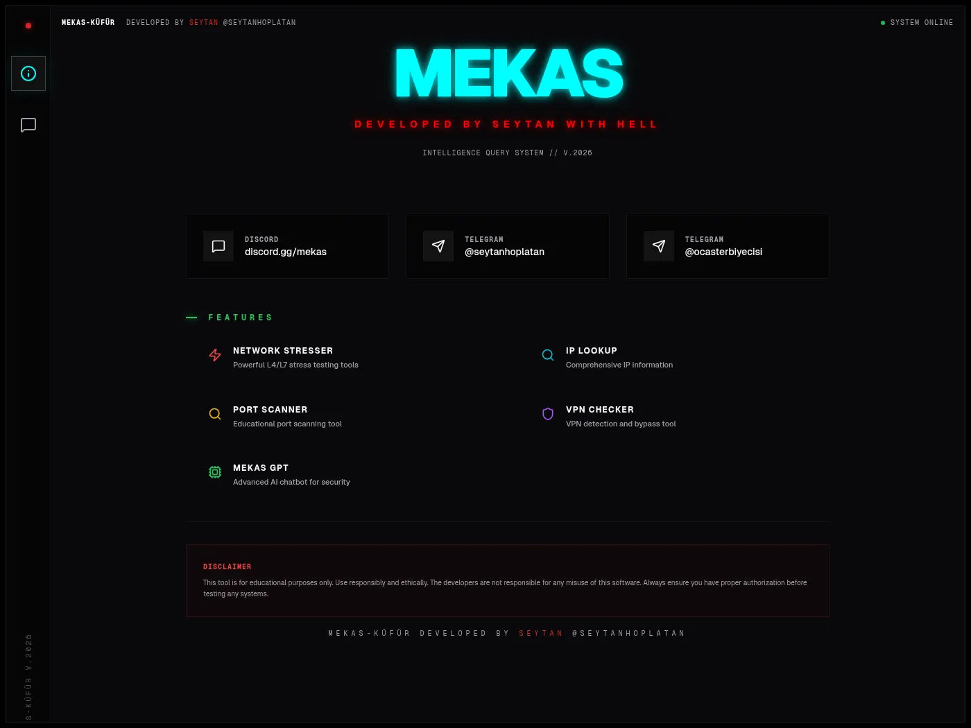 Mekas Küfür Desktop App