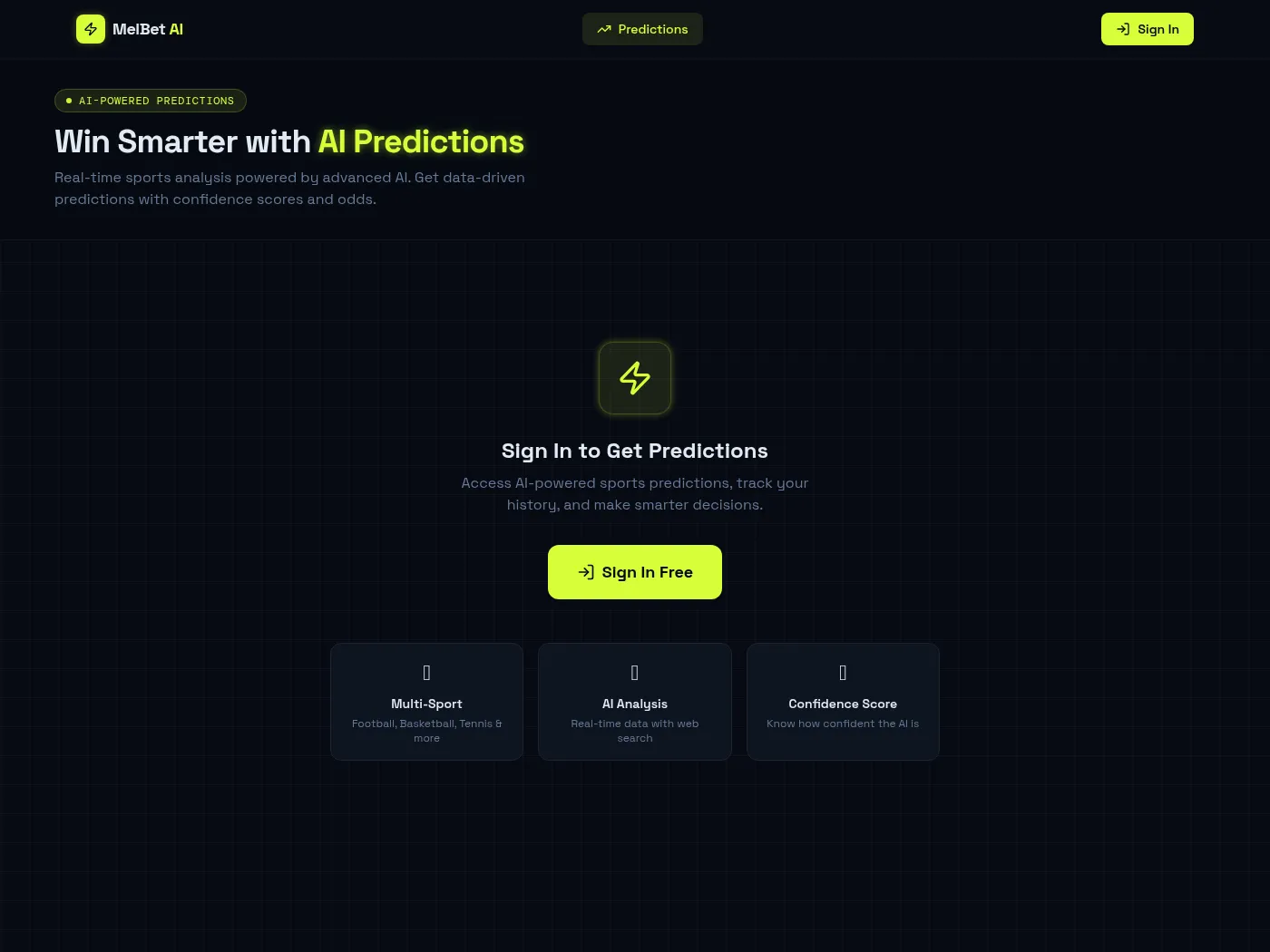 MelBet AI Predictor