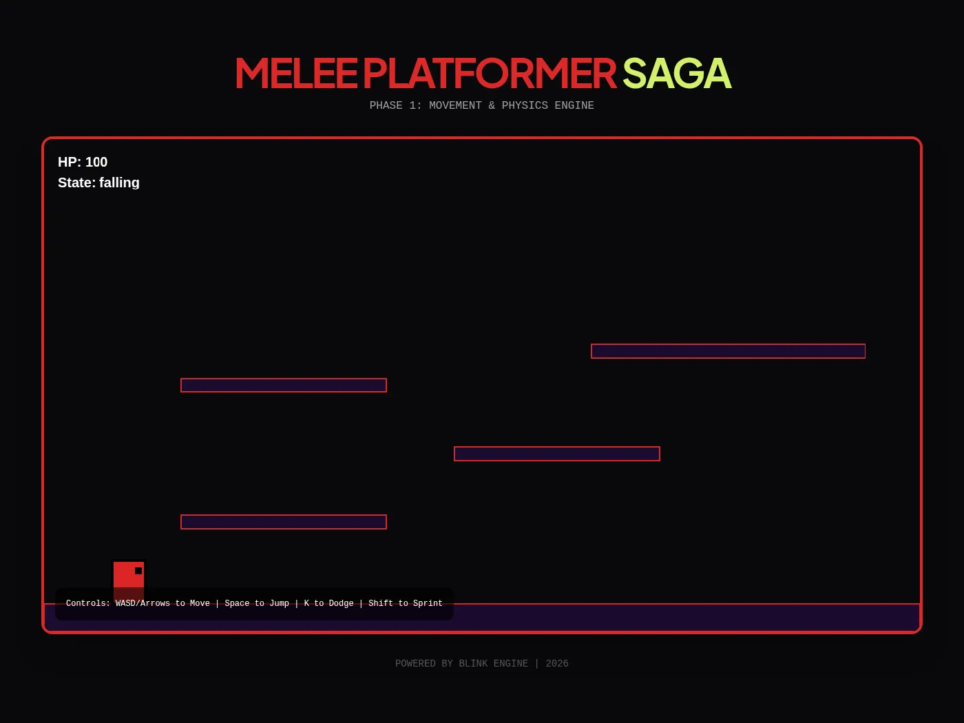 Melee Platformer Saga