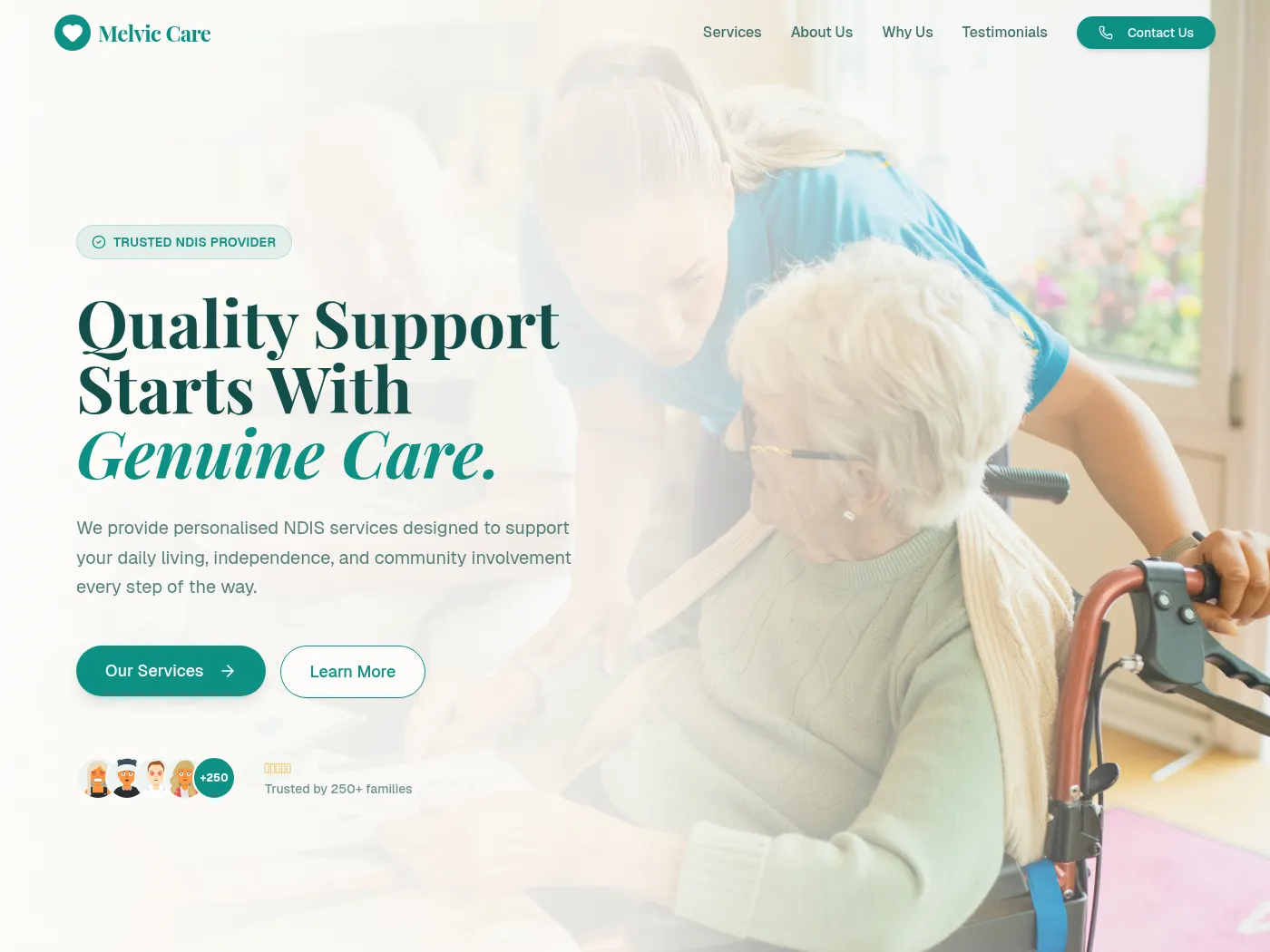 Melvic Care Landing