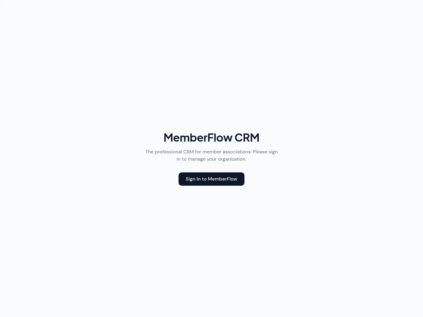 Member Association CRM