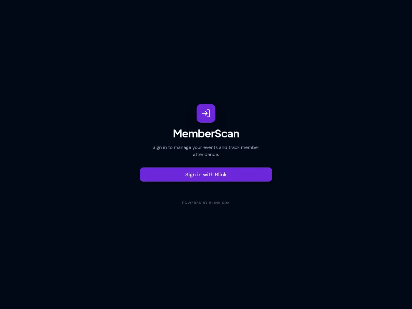 Event Member Scanner