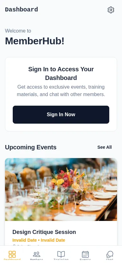 MemberHub Mobile