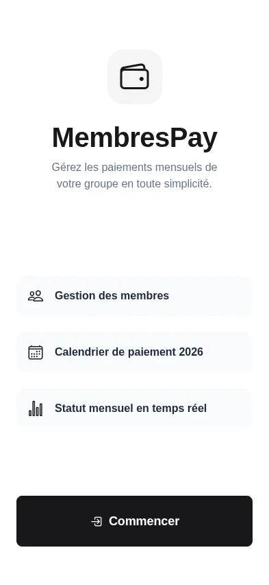 MembresPay Mobile