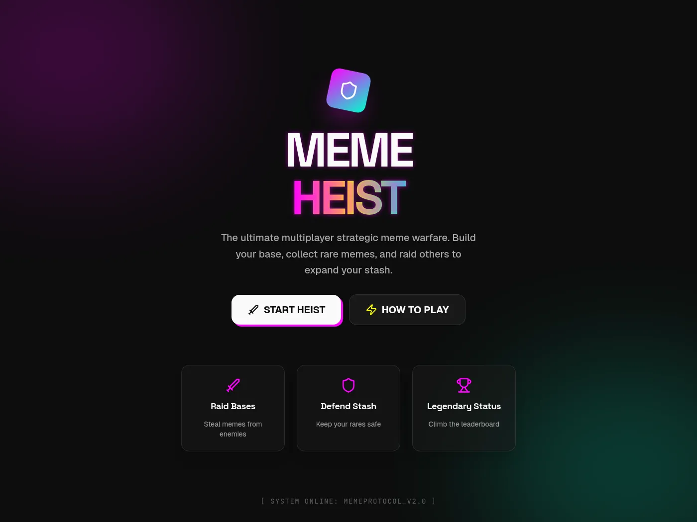 Meme Heist Game