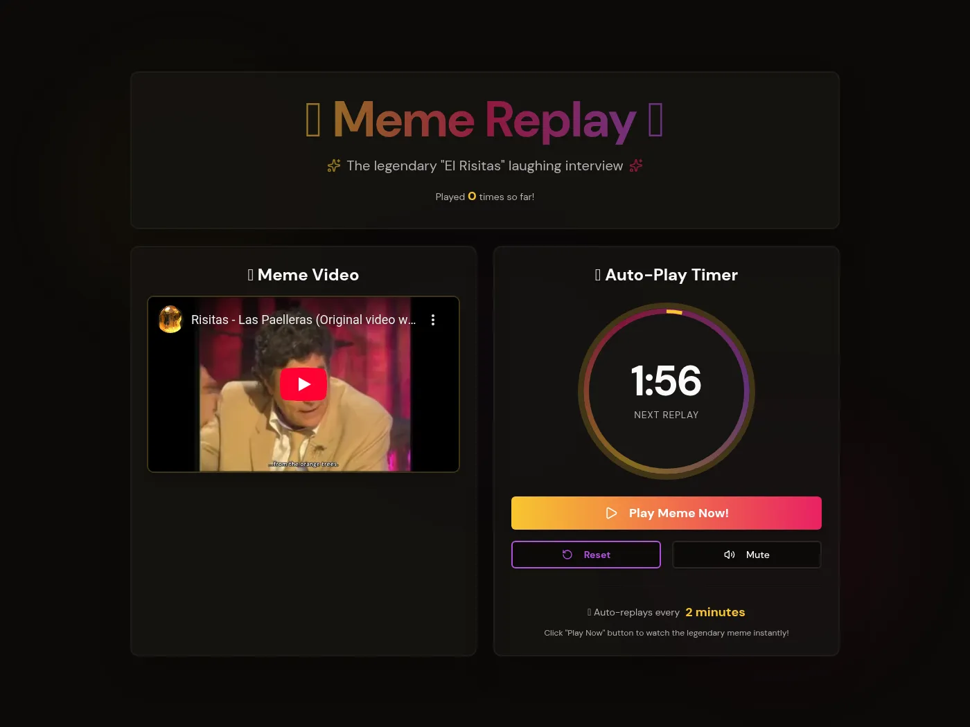 Meme Replay App