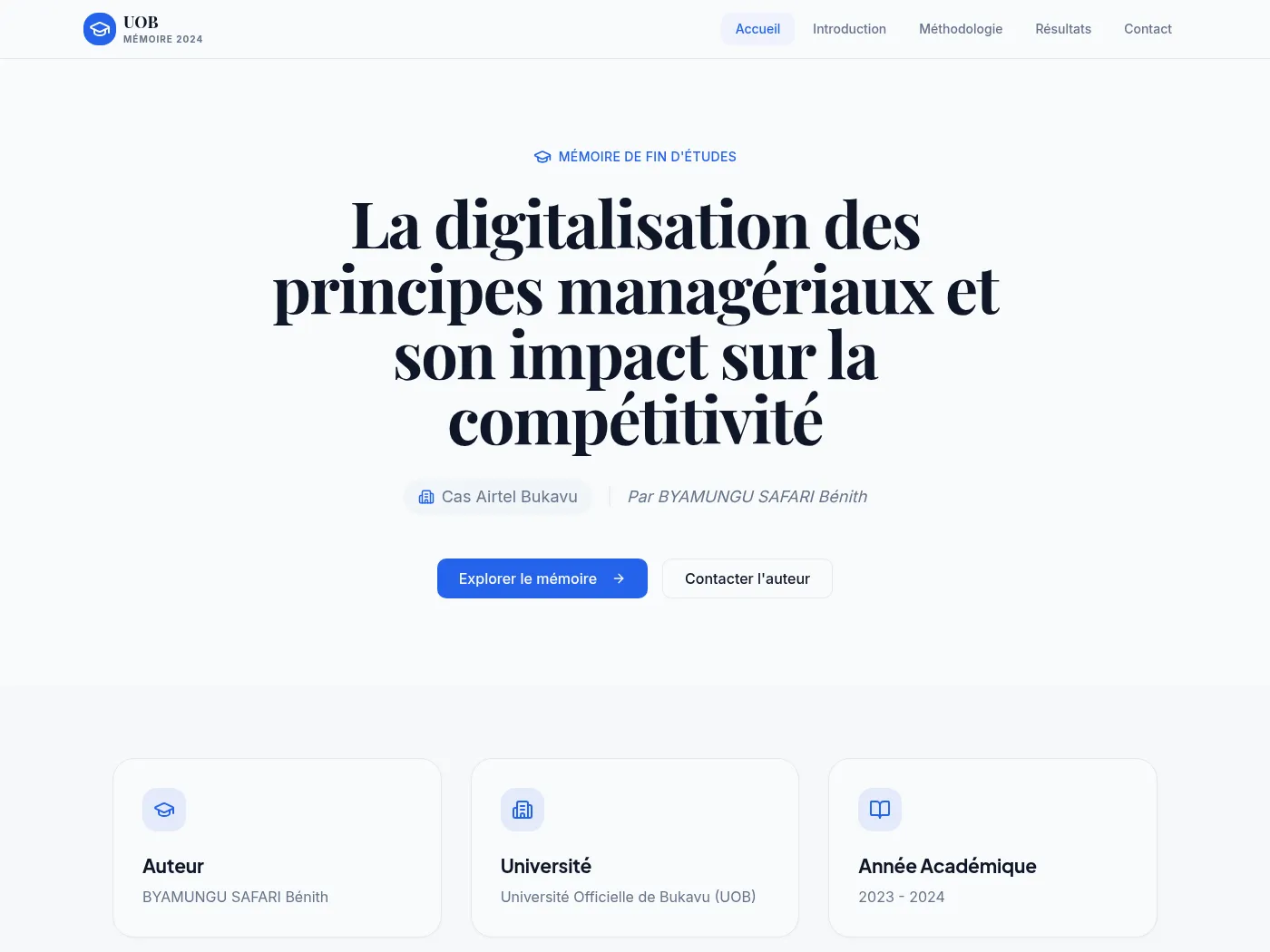 Digitalisation Mémoire Showcase