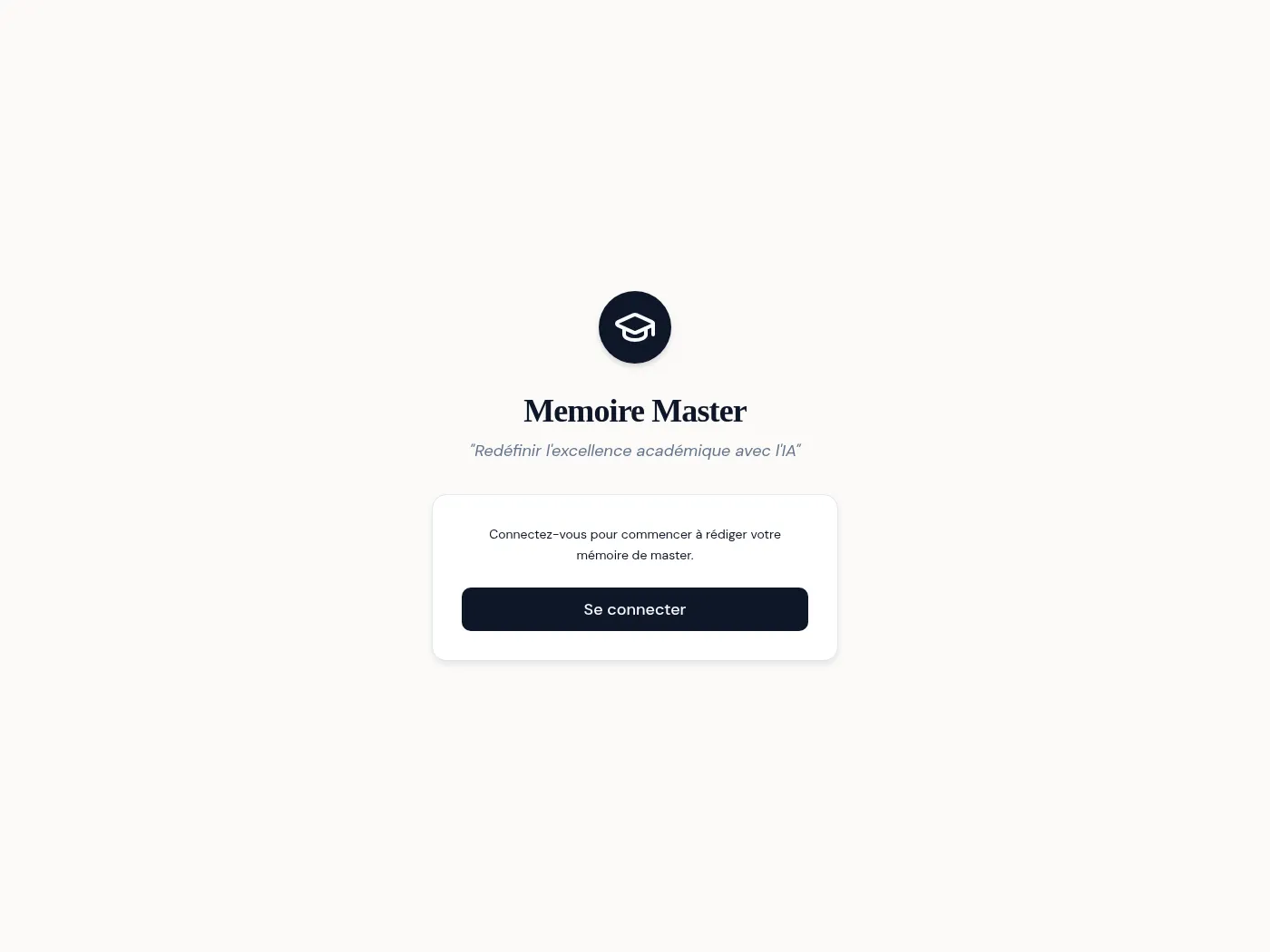 Memoire Master Creator